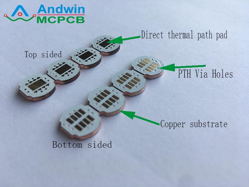 Double sided metal core pcb - Andwin Circuits
